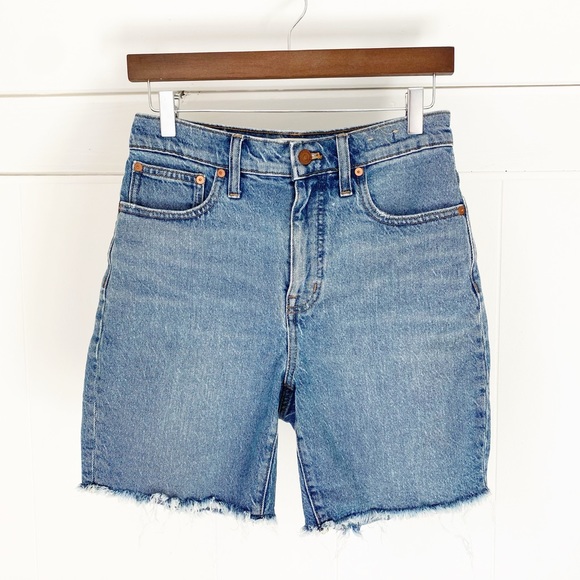 Madewell | Shorts | Madewell High Rise Mid Length Denim Shorts In Bonet ...